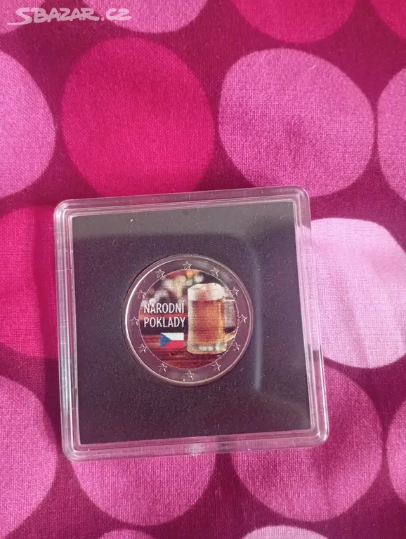 EURO MINCE S POTISKEM EMISE NÁRODNÍ POKLADY - PIVO - Praha, Michle ...