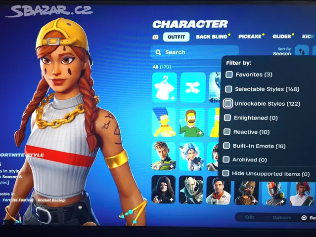 Fortnite ucet se skiny z battle passu od chapter 3 - Praha - Bazar ...