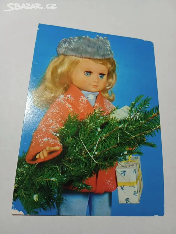 Pohled panenky, Vánoce, VF Československo,retro - Rapotín - Bazar ...