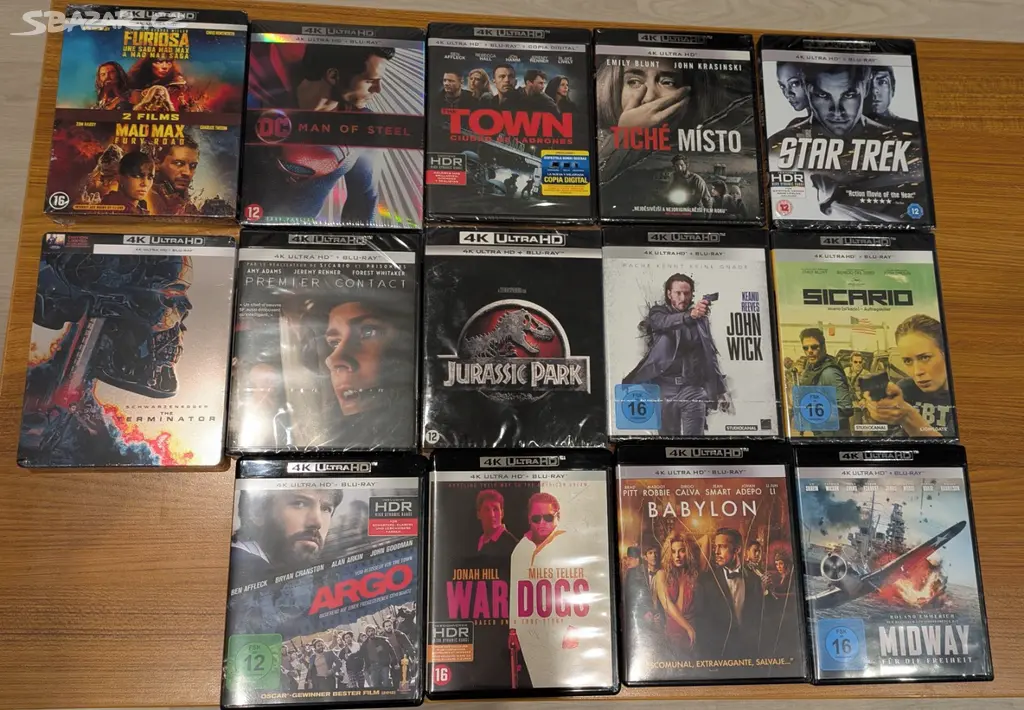 Nové filmy na 4K UHD Blu-ray, většina nerozbalená - Chlumec - Bazar ...