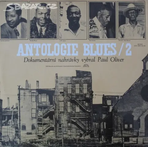 LP 2x vinyl mono Antologie Blues(2) r. 1983/231/ - Klatovy - Bazar ...