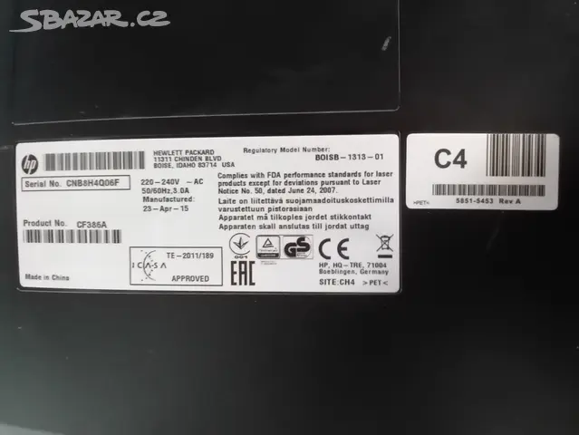 Tiskárna HP Color LaserJet Pro MFP M476dn - Třemošnice - Bazar - Sbazar.cz