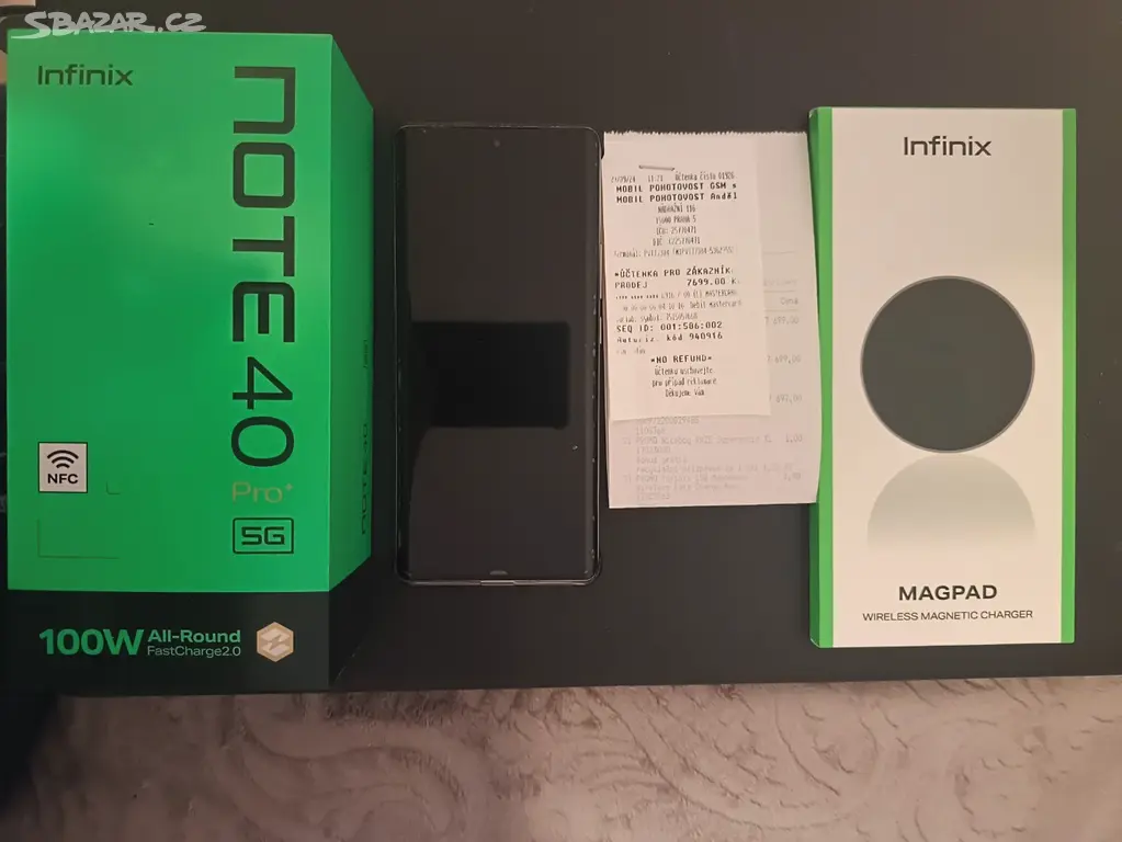 INFINIX NOTE 40 PRO+ 5G 12GB 256GB v záruce - Praha, Kunratice - Bazar ...