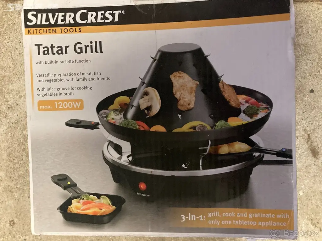 Stolní gril Silver Crest Tatar Grill s raclette - Praha, Chodov - Bazar ...