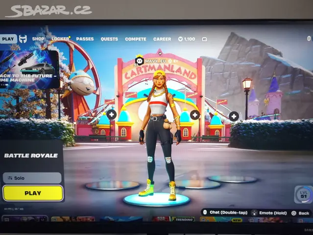 Fortnite ucet se skiny z battle passu od chapter 3 - Praha - Bazar ...