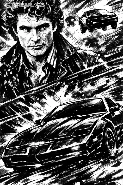 Knight Rider * seriál * rozměr 30 x 21 cm - Veselí nad Moravou - Bazar ...