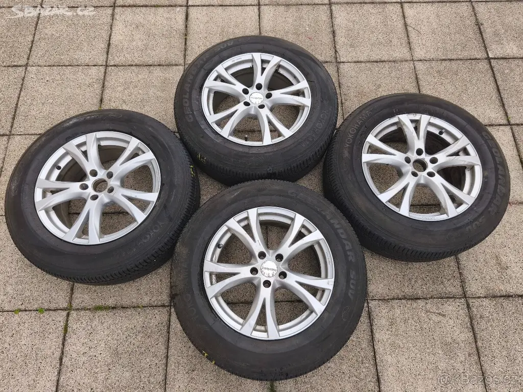 Sada litých kol na Volvo 7.5J x 17 H2, 5x108, ET45 - Chrudim - Bazar ...