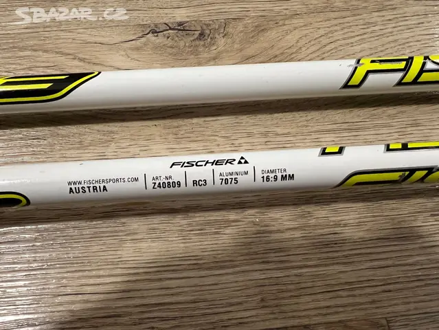 Běžecké hole Fischer RC3 - 155 cm - hliník - Žitenice, Pohořany - Bazar ...