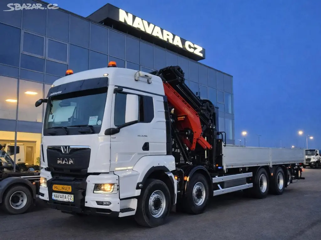 MAN TGS, 35.520 8x6 PALFINGER VALNÍK - Brno-venkov - Bazar - Sbazar.cz