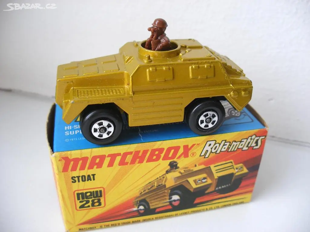 Lesney Matchbox (England) Stoat Scout Car - Praha - Bazar - Sbazar.cz