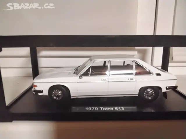 Tatra 613 1:18 1979) bílá - Vejprty - Bazar - Sbazar.cz