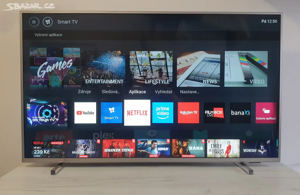 PHILIPS SMART TV UHD 4K 50"(127CM) - Česká Třebová - Bazar - Sbazar.cz