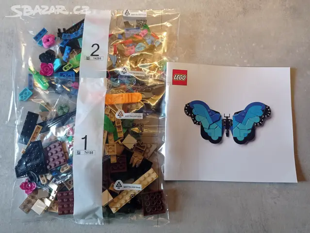 Lego 21342 1/3, NOVÉ, Blue morpho butterfly - Havlíčkův Brod - Bazar ...