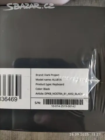 Herni Klavesnici Dark Project ALU81A Terra Nostra. - Městec Králové ...