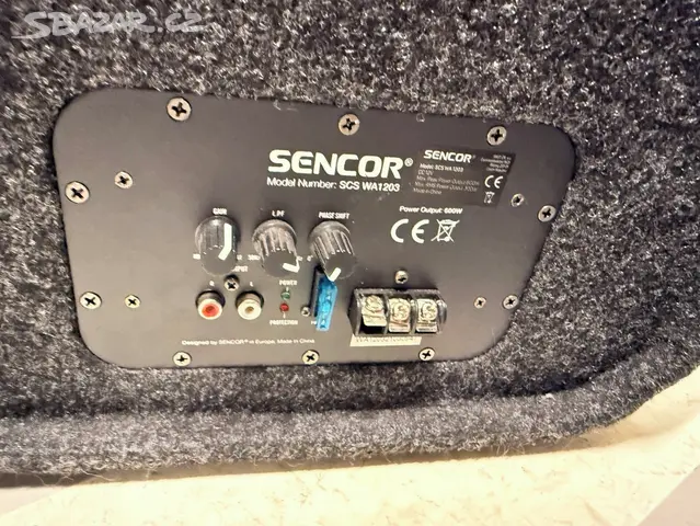 Subwoofer Sencor SCS WA1203 - Praha 3 - Bazar - Sbazar.cz