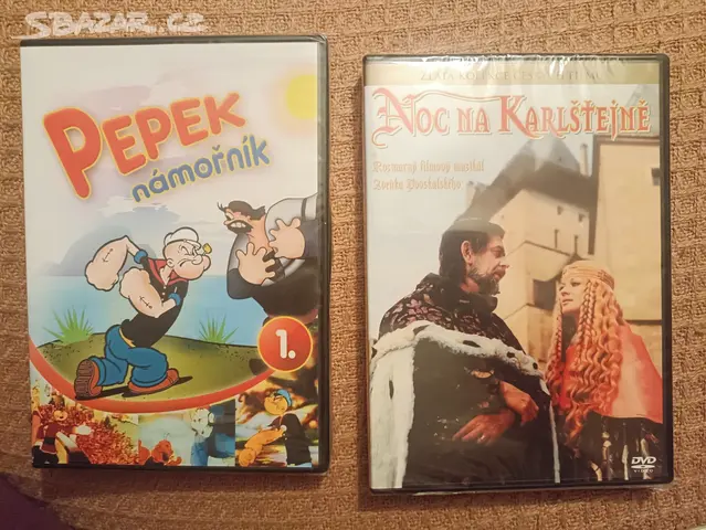 DVD s filmy, CD s hudbou a CD-ROM závodní hry - Rosice - Bazar - Sbazar.cz