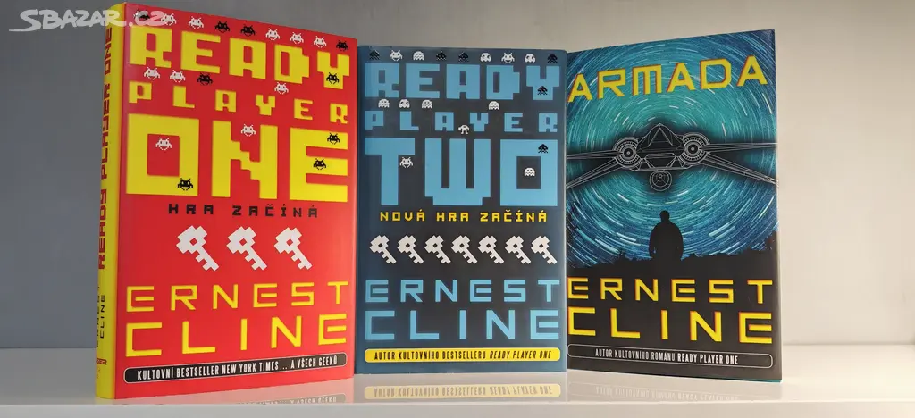 Knihy READY PLAYER ONE, TWO, ARMADA - Ernest Cline - Ždánice - Bazar ...
