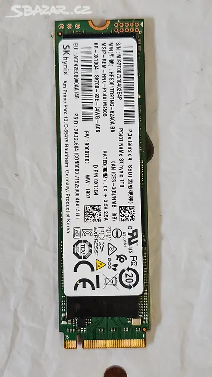 SSD disk 1TB - Praha - Bazar - Sbazar.cz