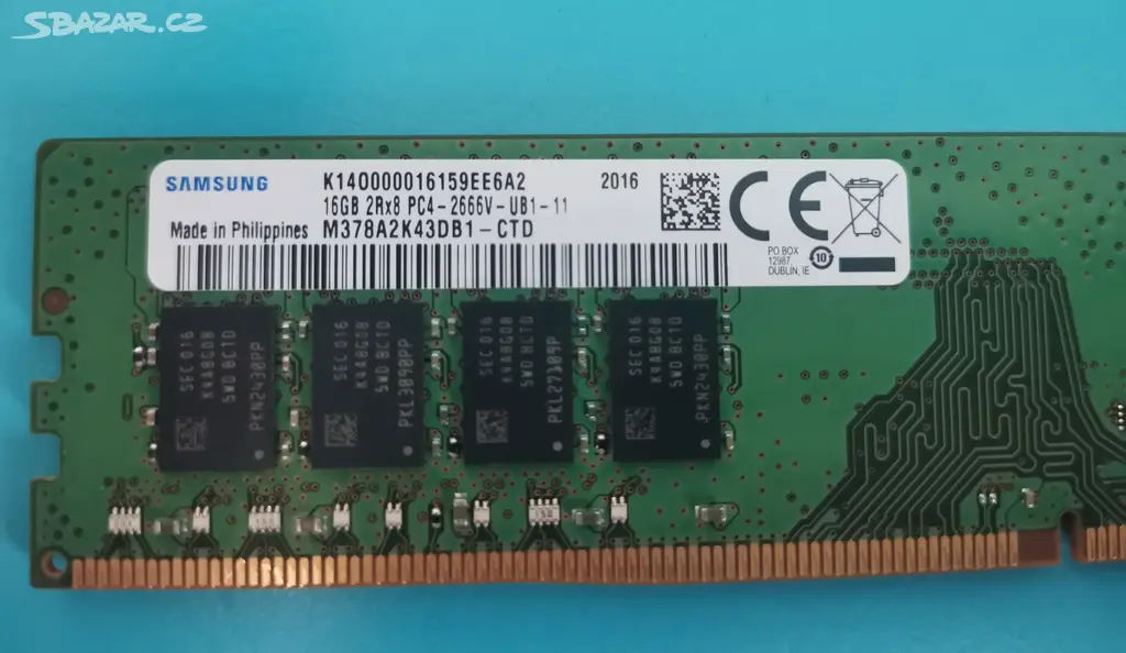 16 GB DDR4 Samsung - Praha, Libeň - Bazar - Sbazar.cz