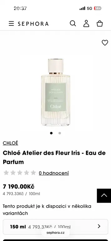 Parfém Chloé-Iris - Kladno - Bazar - Sbazar.cz