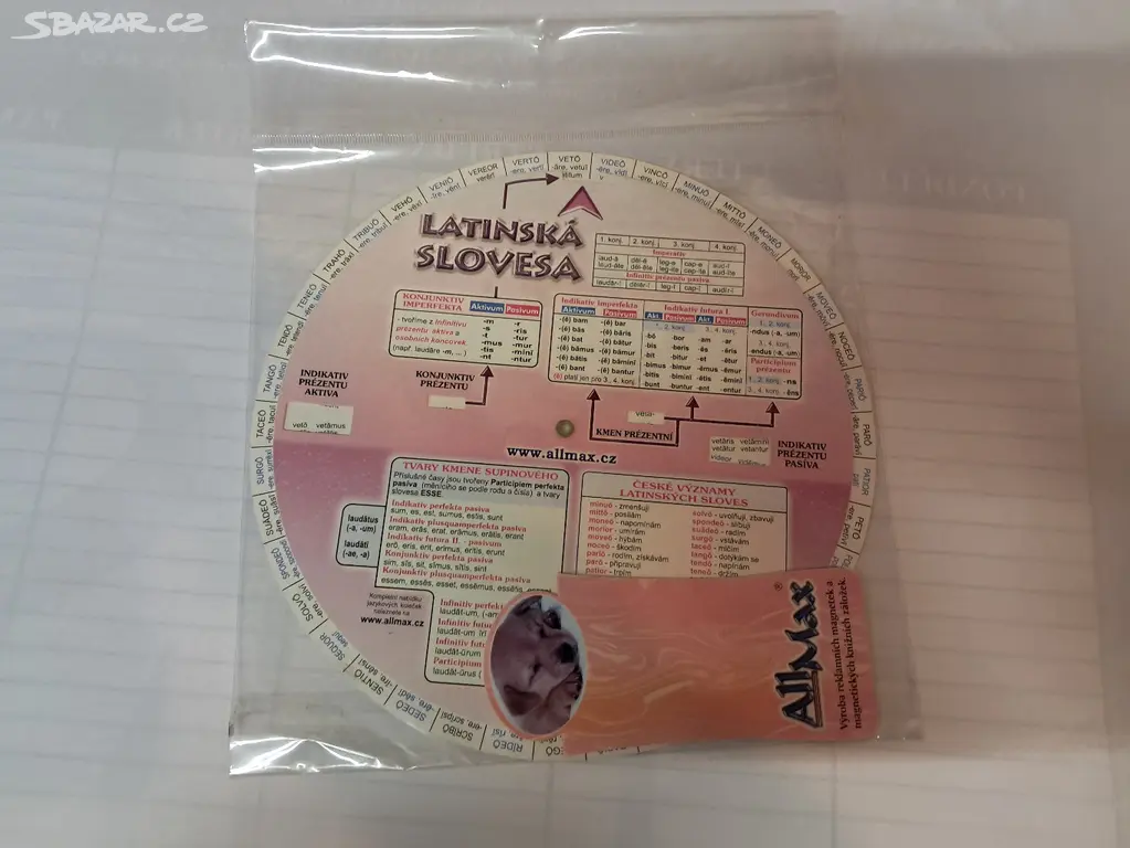 Latinská slovesa / kolečko - Zlín - Bazar - Sbazar.cz