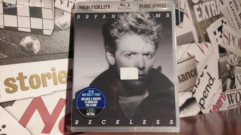 Bryan Adams - Reckless Blu-ray High Fidelity Audio - Ostrava, Vítkovice ...