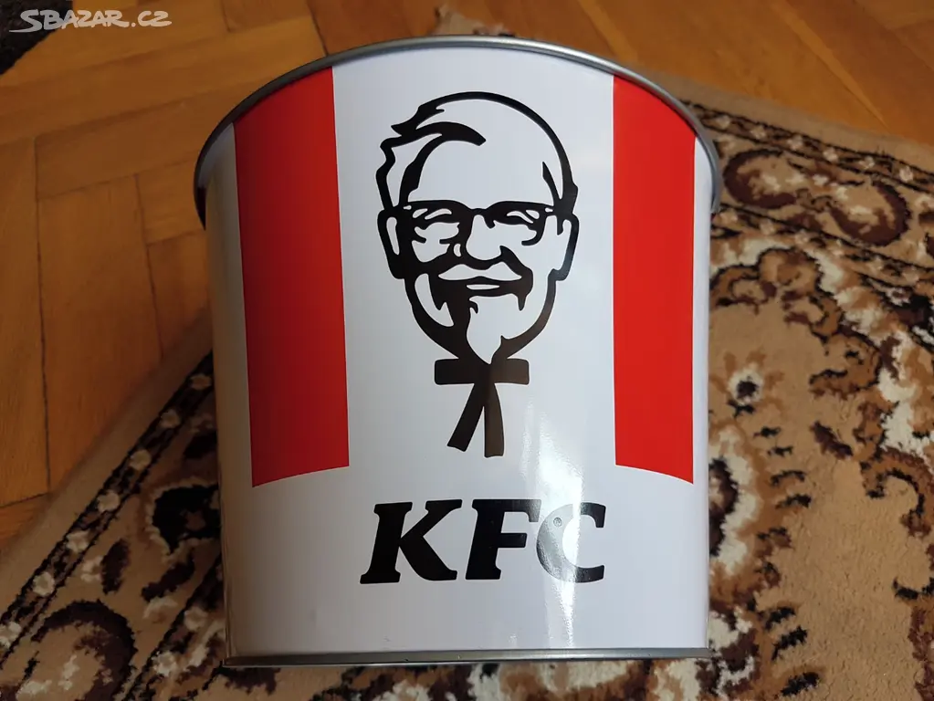 Plechovy KFC kyblik - Praha - Bazar - Sbazar.cz