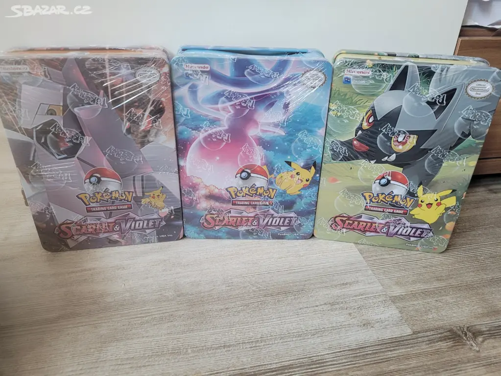 Plechové boxy pokemon - Brno, Tuřany - Bazar - Sbazar.cz