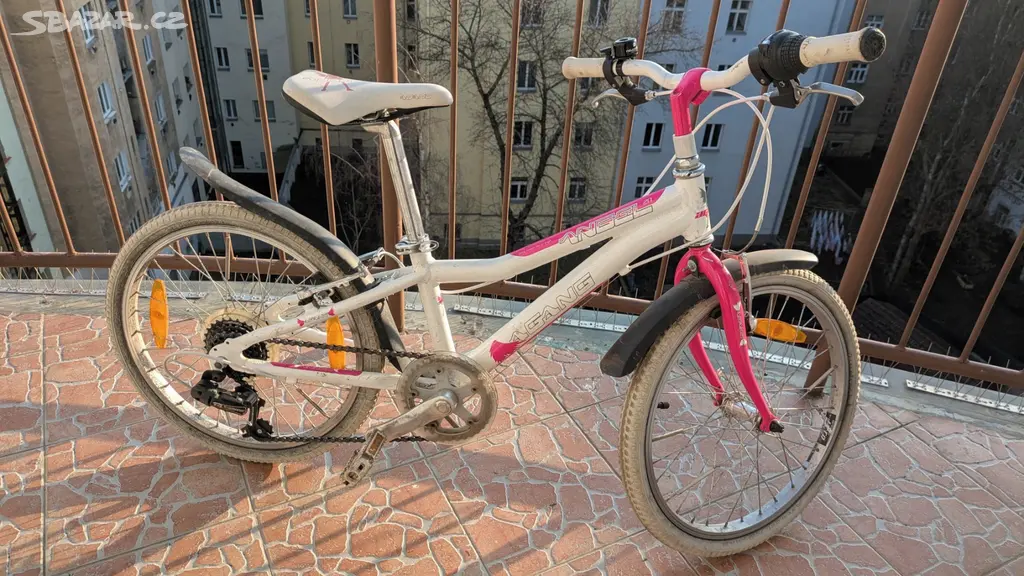 Dívčí kolo Agang Angel 20" bílo-růžové - Praha, Libeň - Bazar - Sbazar.cz