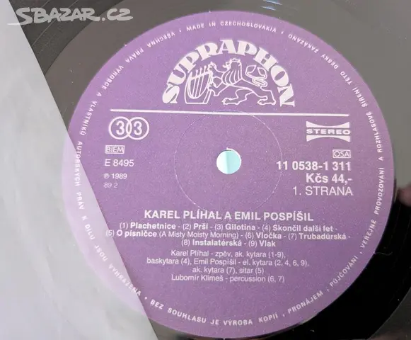Karel Plíhal... Emil Pospíšil (LP) - Praha - Bazar - Sbazar.cz