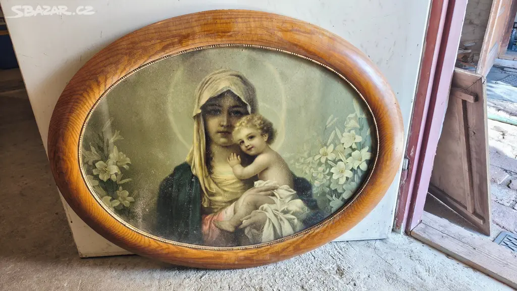 2 svaté obrazy 65x80cm - Hodonín - Bazar - Sbazar.cz