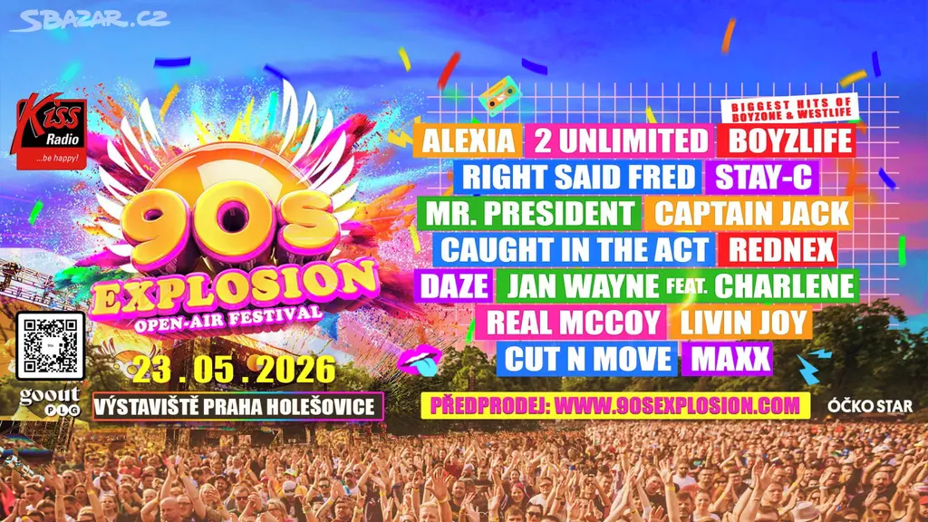 Explosion 90s 2026 Praha - Zastávka - Bazar - Sbazar.cz