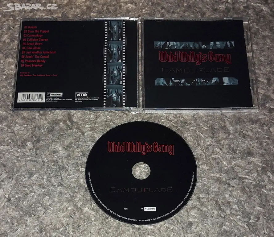CD Wild Willy's Gang - Camouflage - Havířov, Město - Bazar - Sbazar.cz