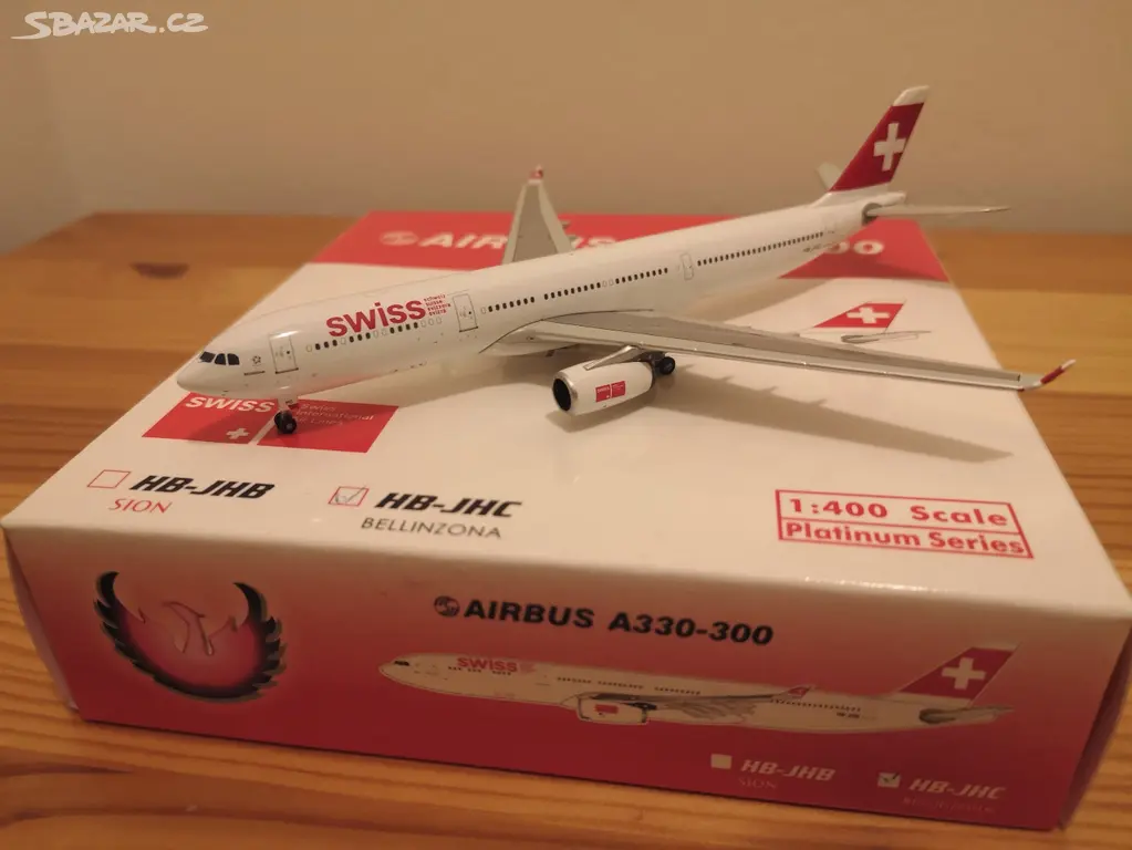 Model letadla A330-300 Swiss - Praha 6 - Bazar - Sbazar.cz