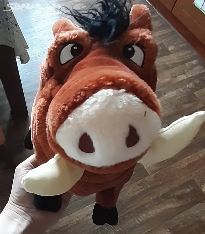 Plyšové prase Pumba z Lvího krále - Liberec - Bazar - Sbazar.cz