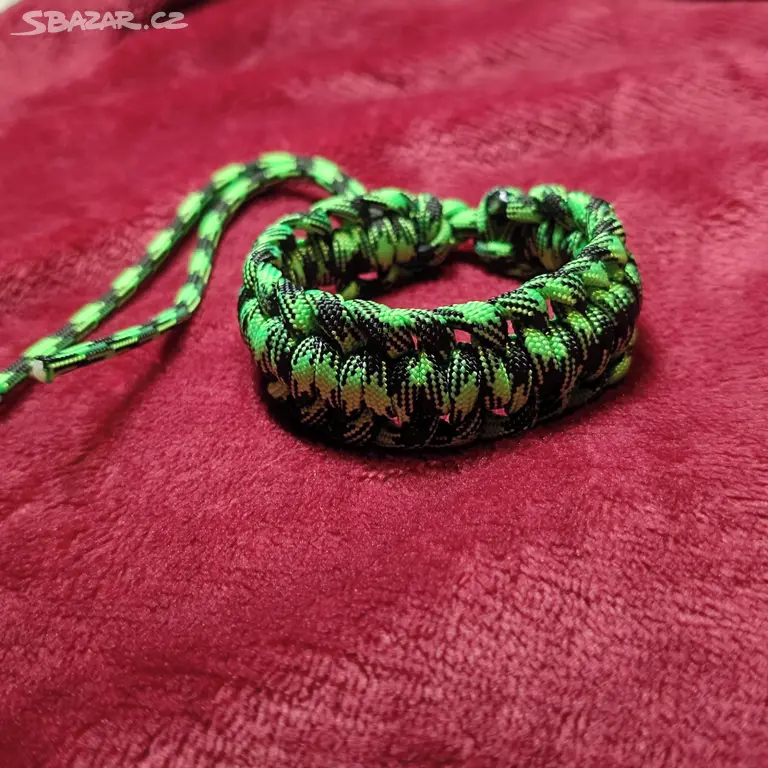 Paracordový náramek - Hitch knot 010 - Chodov - Bazar - Sbazar.cz