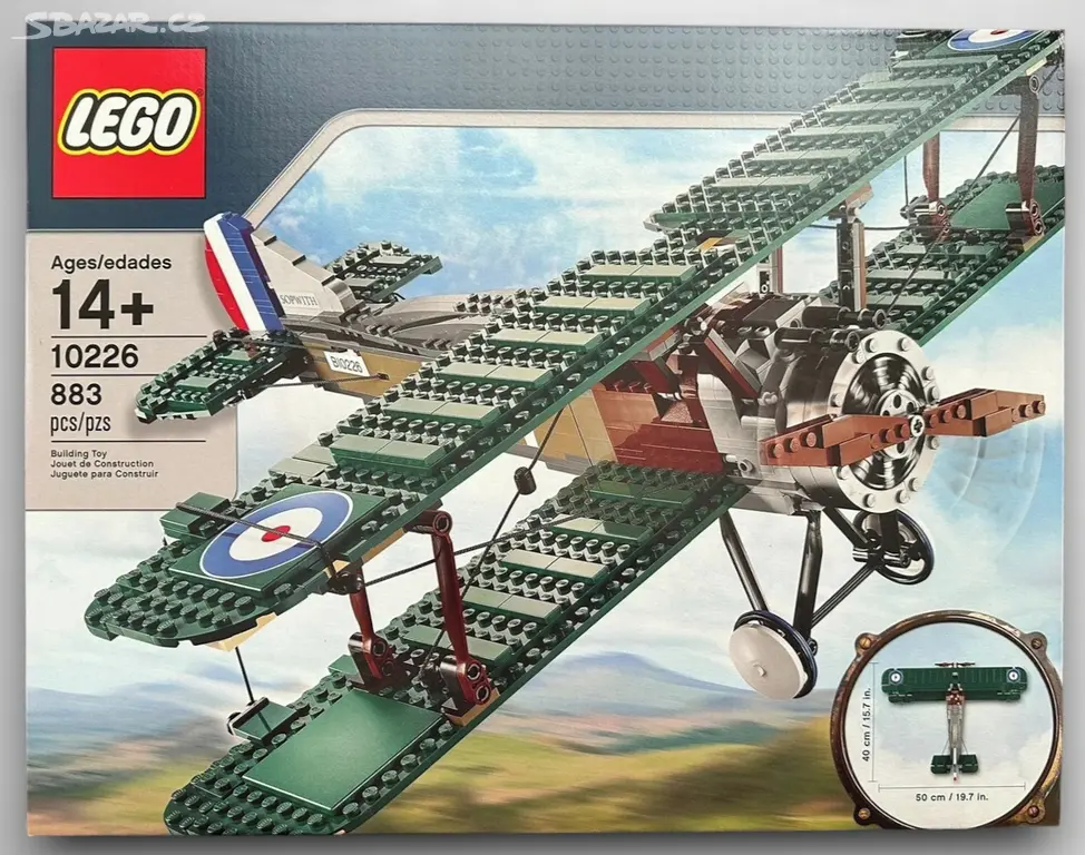 LEGO Creator Expert: Sopwith Camel (10226) - Přebuz - Bazar - Sbazar.cz