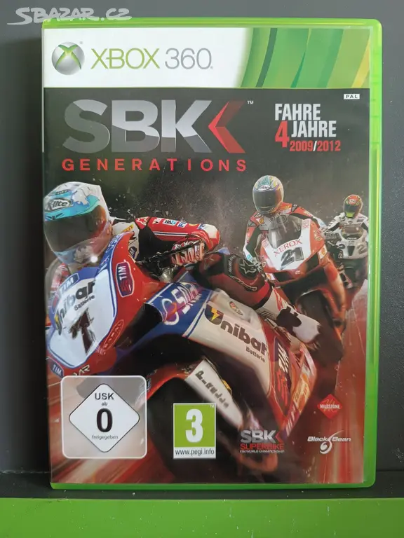 SBK Generations (Xbox 360) - Hradec Králové - Bazar - Sbazar.cz