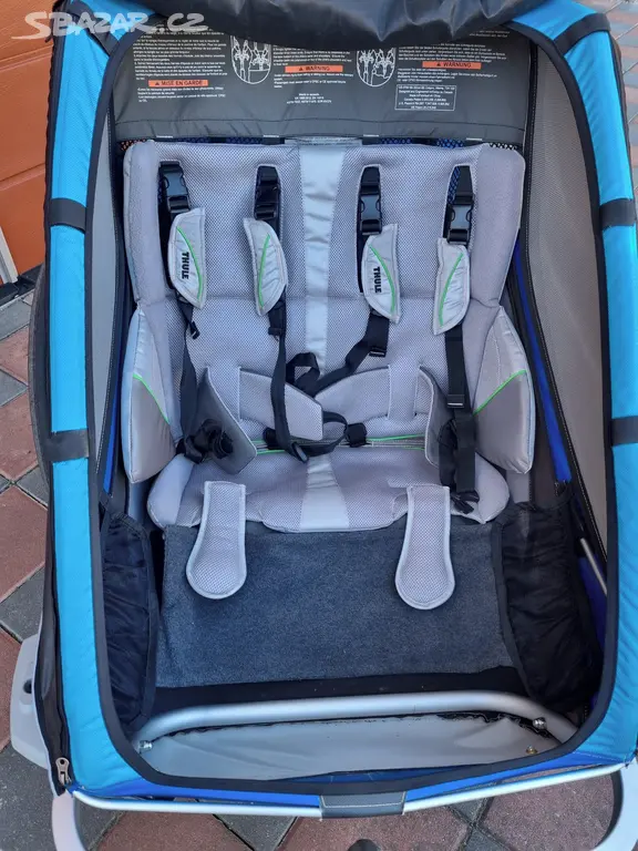 Thule chariot sport cx2 pro 2 děti - Brno-Slatina - Bazar - Sbazar.cz