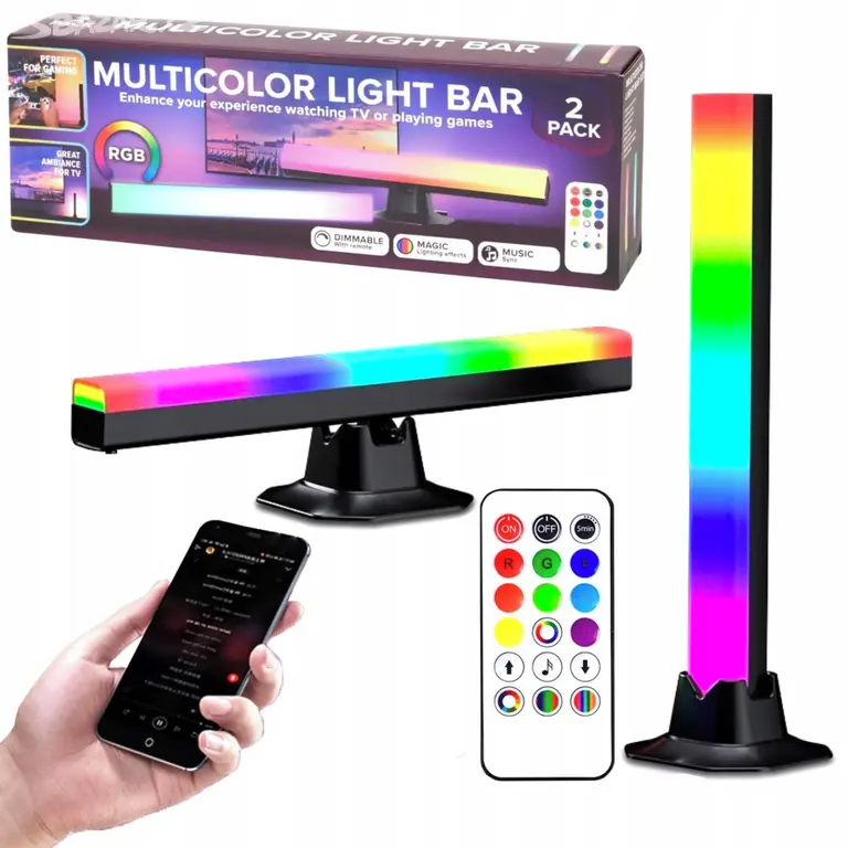 Světelné bary Eurodomest RGB, s ovladačem 2 ks - Poruba - Bazar - Sbazar.cz