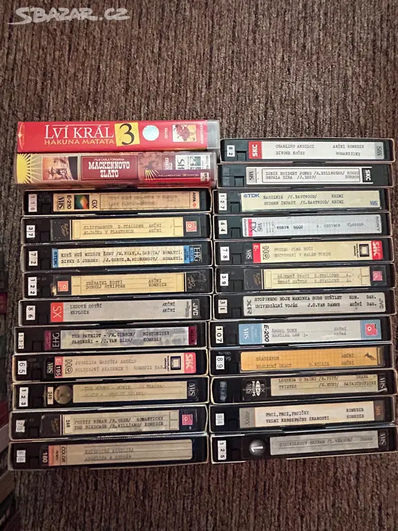 Vhs kazety - Ostrava - Bazar - Sbazar.cz