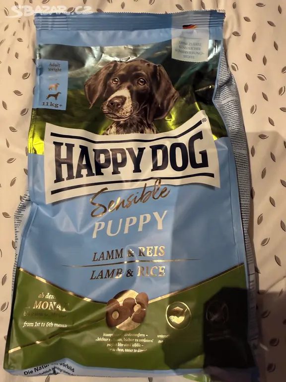Daruji cca 8kg granule Happy dog Puppy Lamb&rice - Praha - Bazar ...