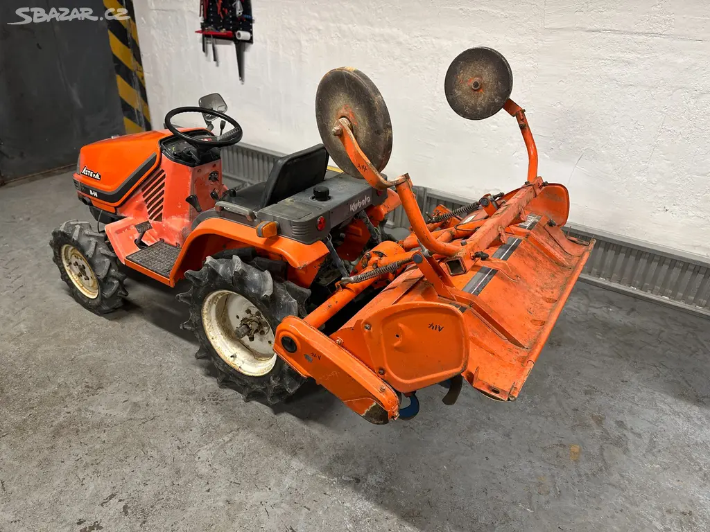Malotraktor Kubota Aste A14 + rotavator - Slatina - Bazar - Sbazar.cz