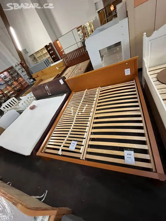 Manželská postel - Kralupy nad Vltavou - Bazar - Sbazar.cz