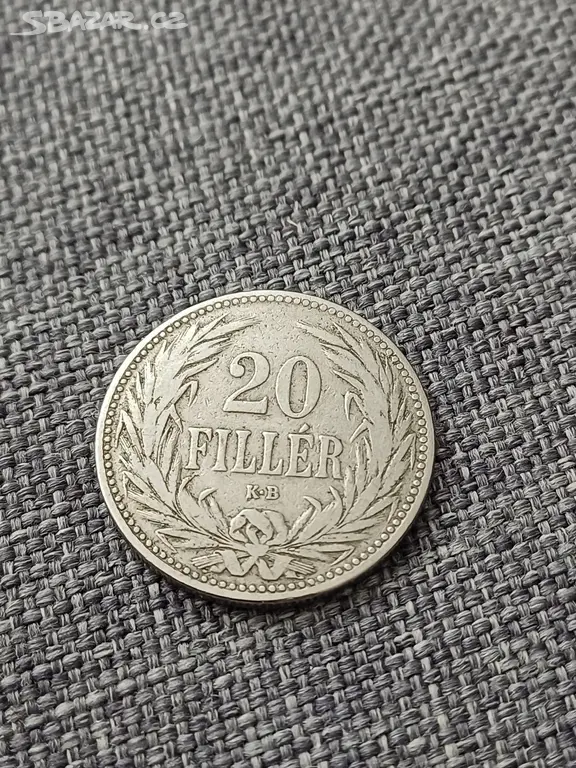 20 filler 1892 KB velmi vzácný - Všetaty - Bazar - Sbazar.cz