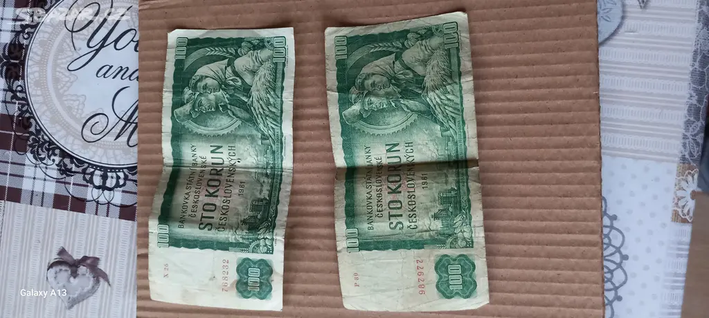Stare bankovky 100 kc 1961 - Tachov - Bazar - Sbazar.cz