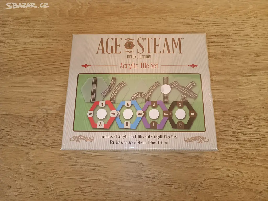 Age of Steam Deluxe Acrylic Tile Set Gamefound - Brno - Bazar - Sbazar.cz
