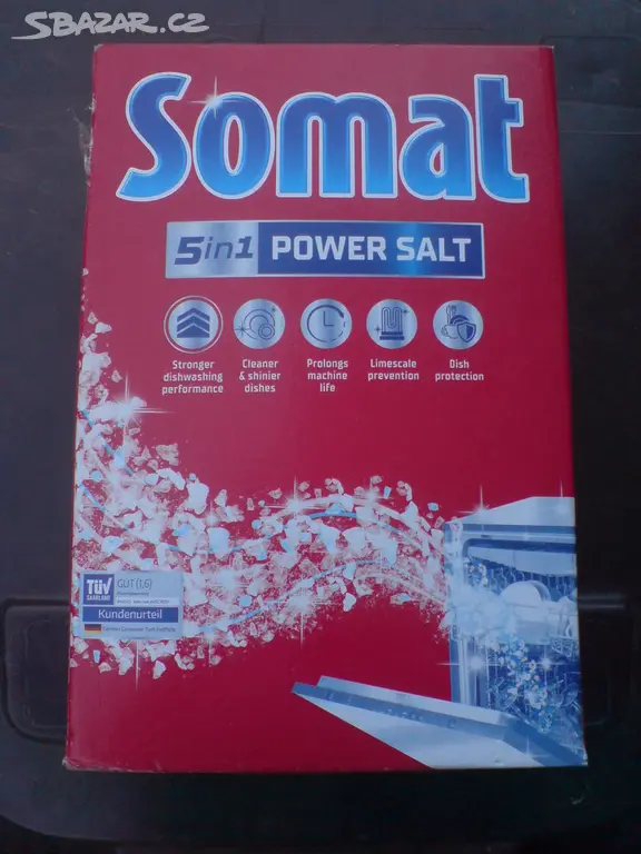sůl do myčky - Somat Power Salt, 5in1, 2,5 kg - Úvaly - Bazar - Sbazar.cz