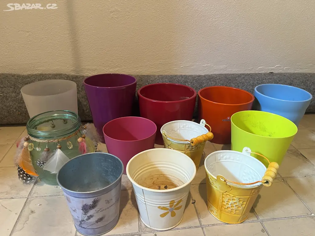 12x kvetnik kemarika, plech, plast - Plzeň - Bazar - Sbazar.cz