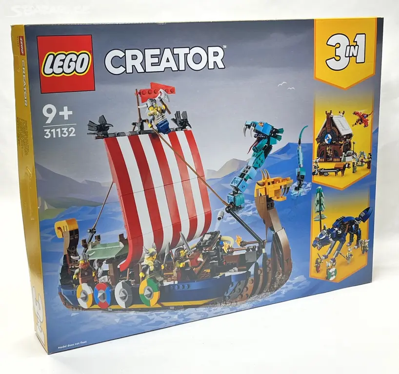 LEGO Creator 31132 Vikingská loď a mořský had NOVÉ - Štěpánkovice ...